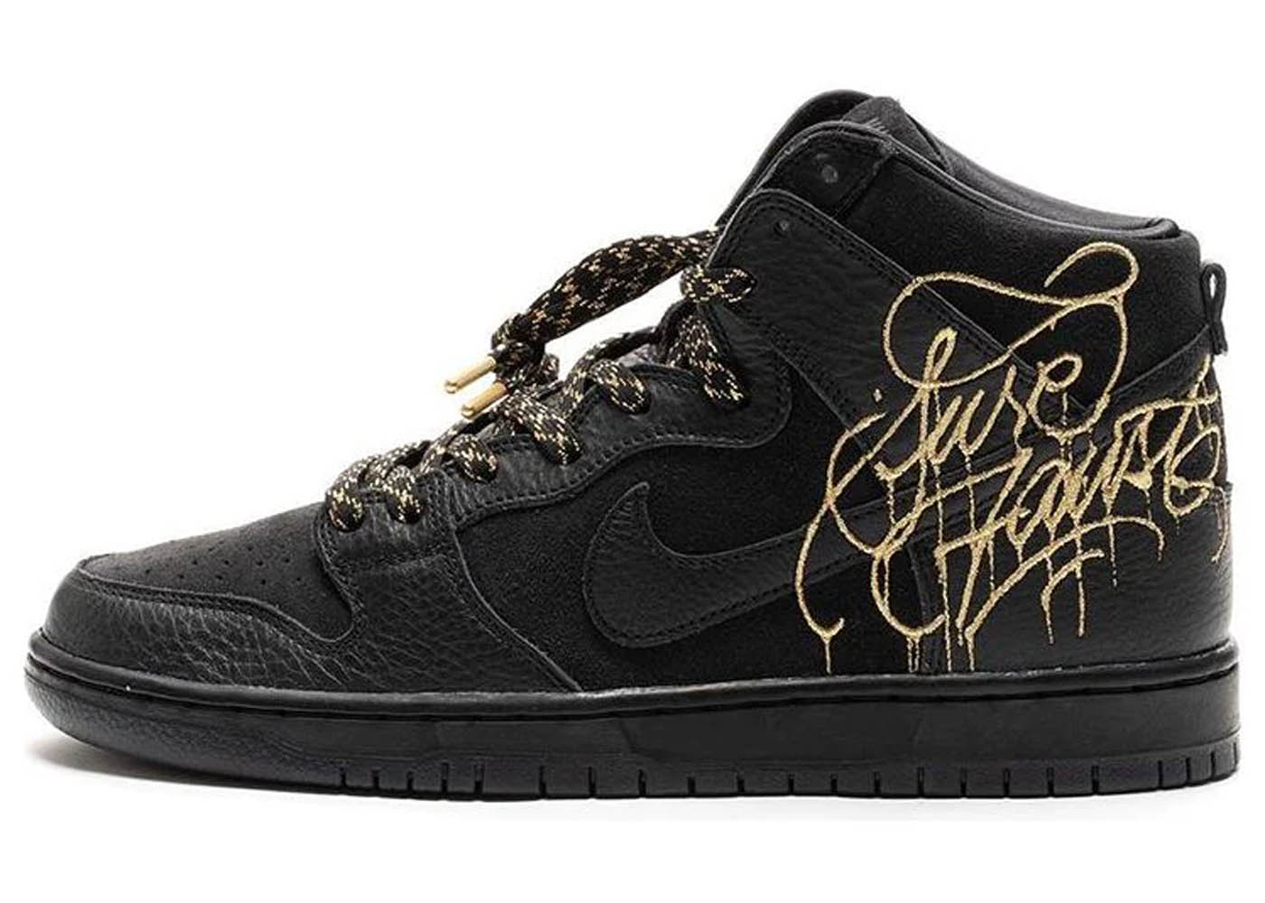 Nike SB Dunk High FAUST Black Gold | DROPJUST.COM